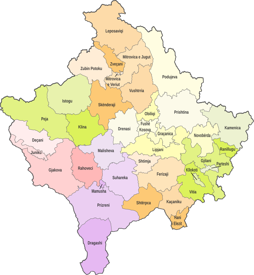 Kosovo Map | Detailed, Interactive, and Downloadable Maps of Kosovo